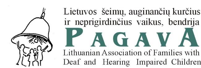 Lithuanian Association of Families with Deaf and Hearing Impaired ...